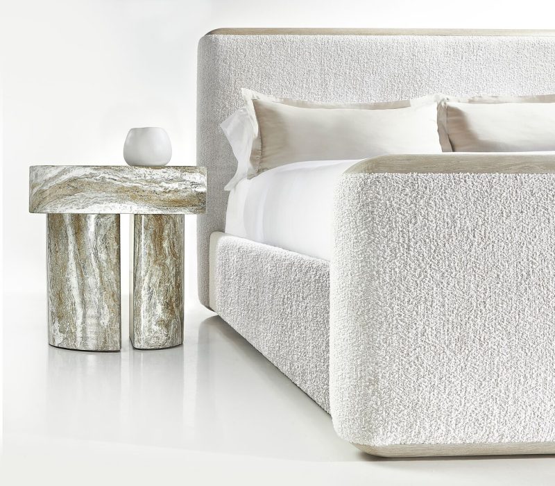 Arcadia upholstered Queen Bed – SR Interiors